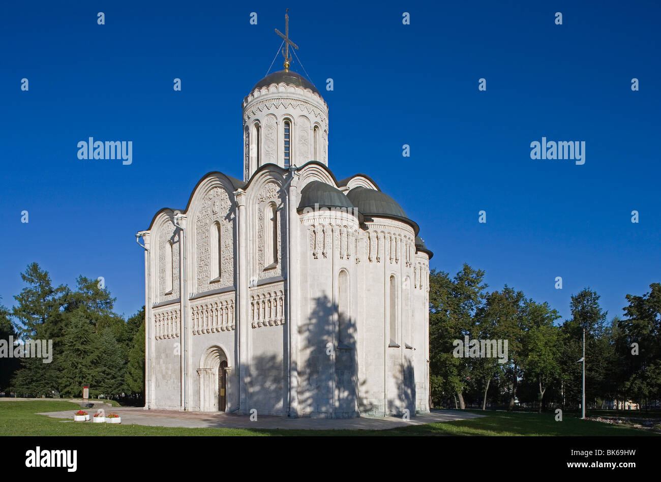 Russia,Golden Ring ,Vladimir,Cathedral of St Demetrius,1194-97 Stock ...