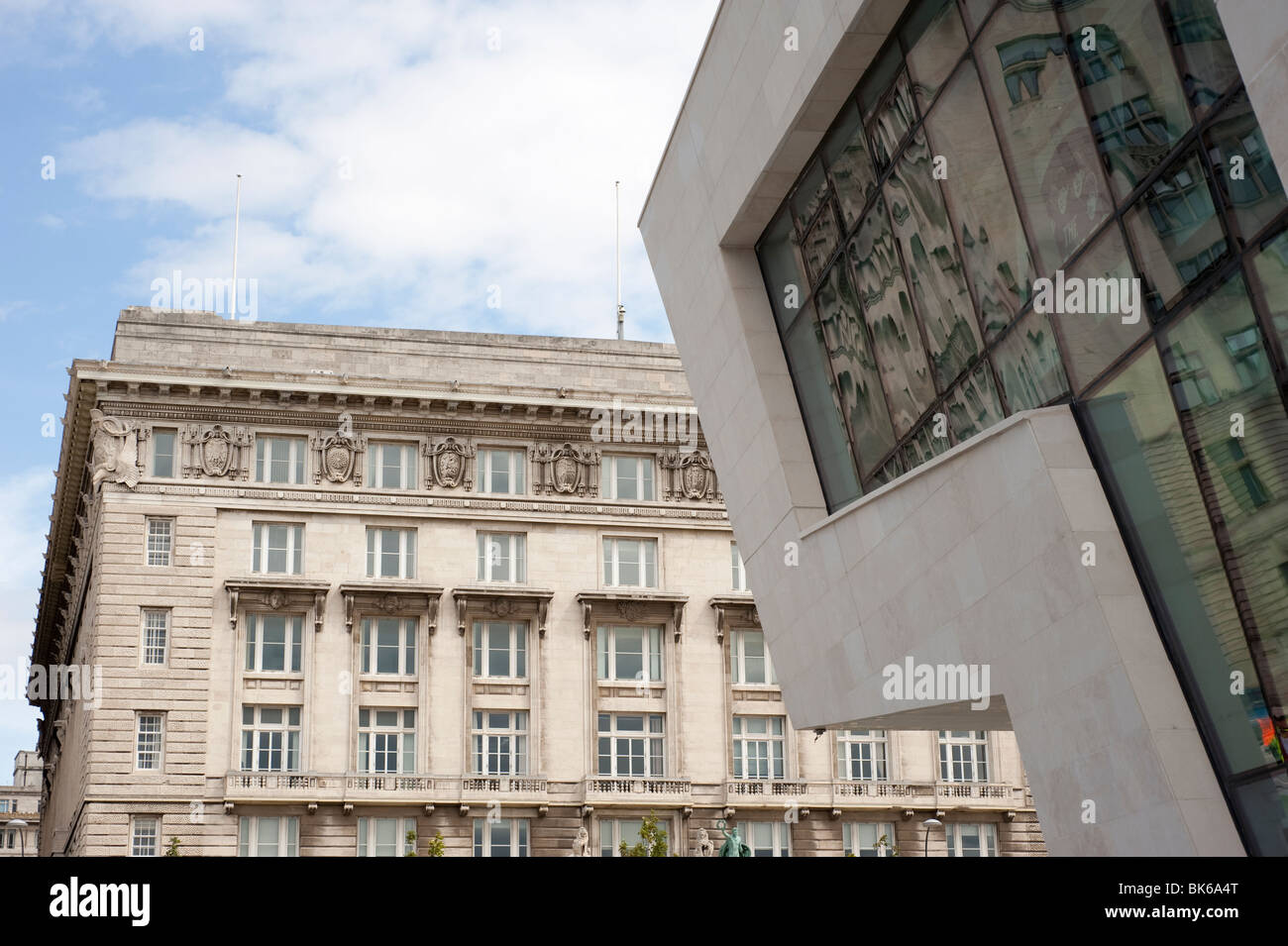 New Pier head terminal building seen against Cunard building in ...