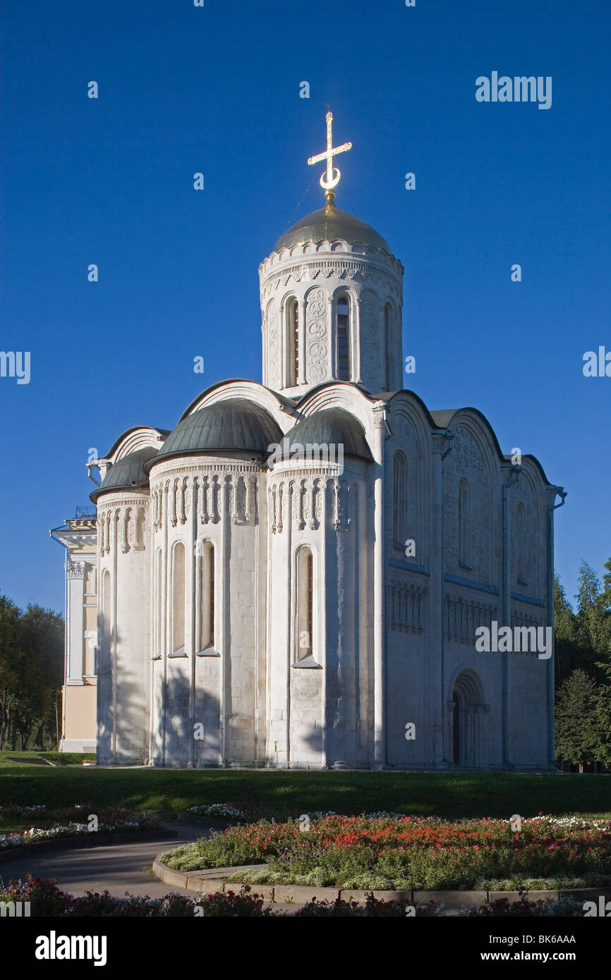 Russia,Golden Ring ,Vladimir,Cathedral of St Demetrius,1194-97 Stock ...