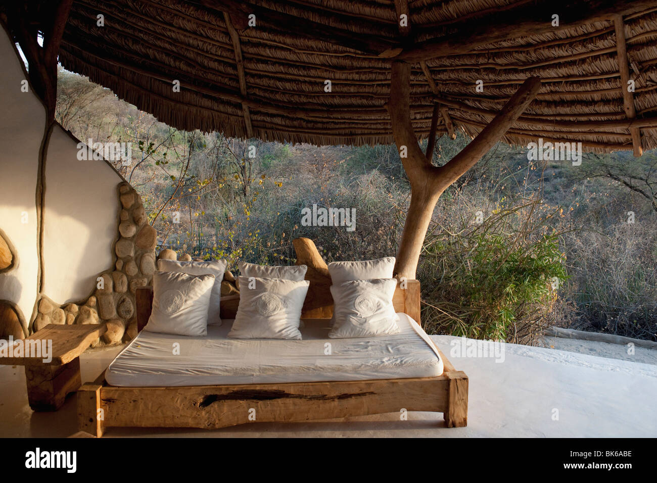 Lounge Furniture On Patio, Shompole Lodge, Great Rift Valley, Kenya ...