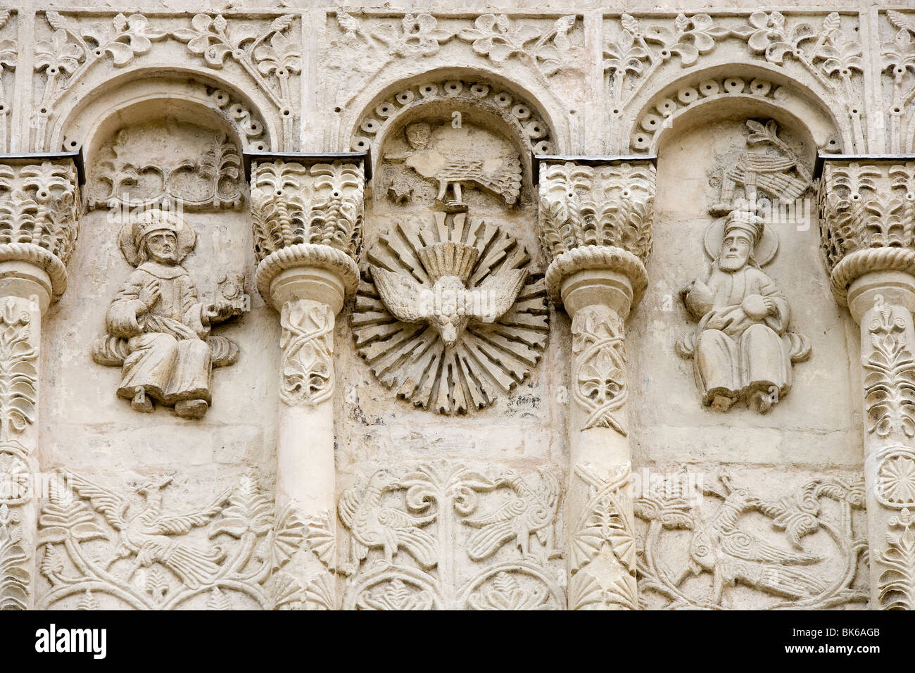 Russia,Golden Ring ,Vladimir,Cathedral of St Demetrius,1194-97 Stock ...