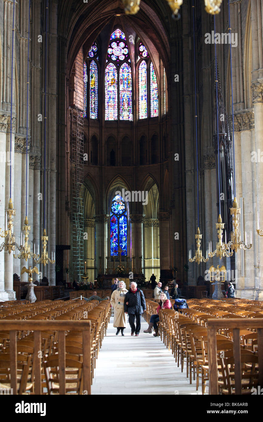 Reims cathedral stained glass windows hi-res stock photography and ...