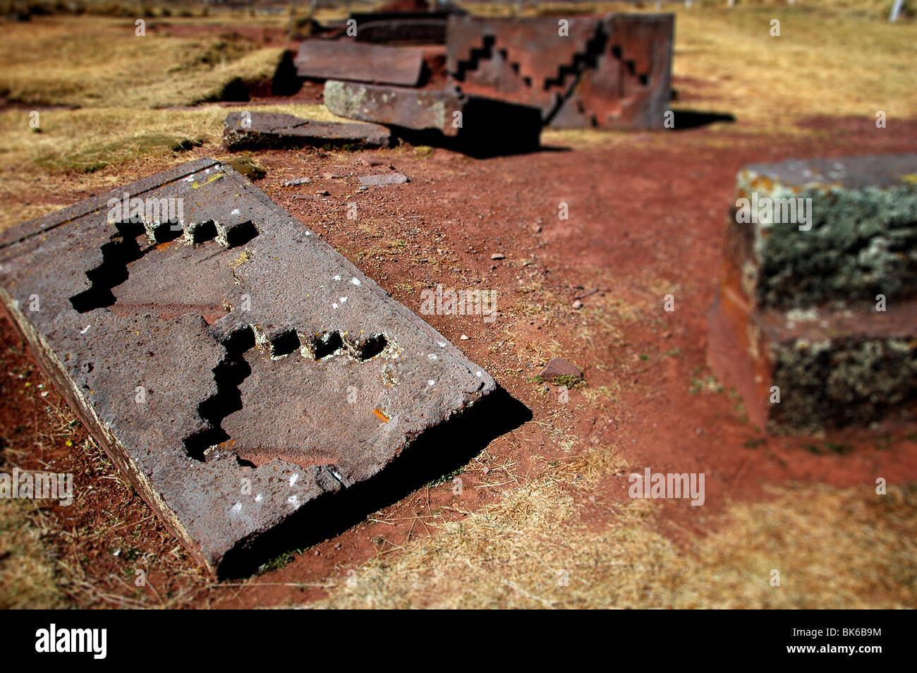 Tiwanaku ruins hi-res stock photography and images - Alamy