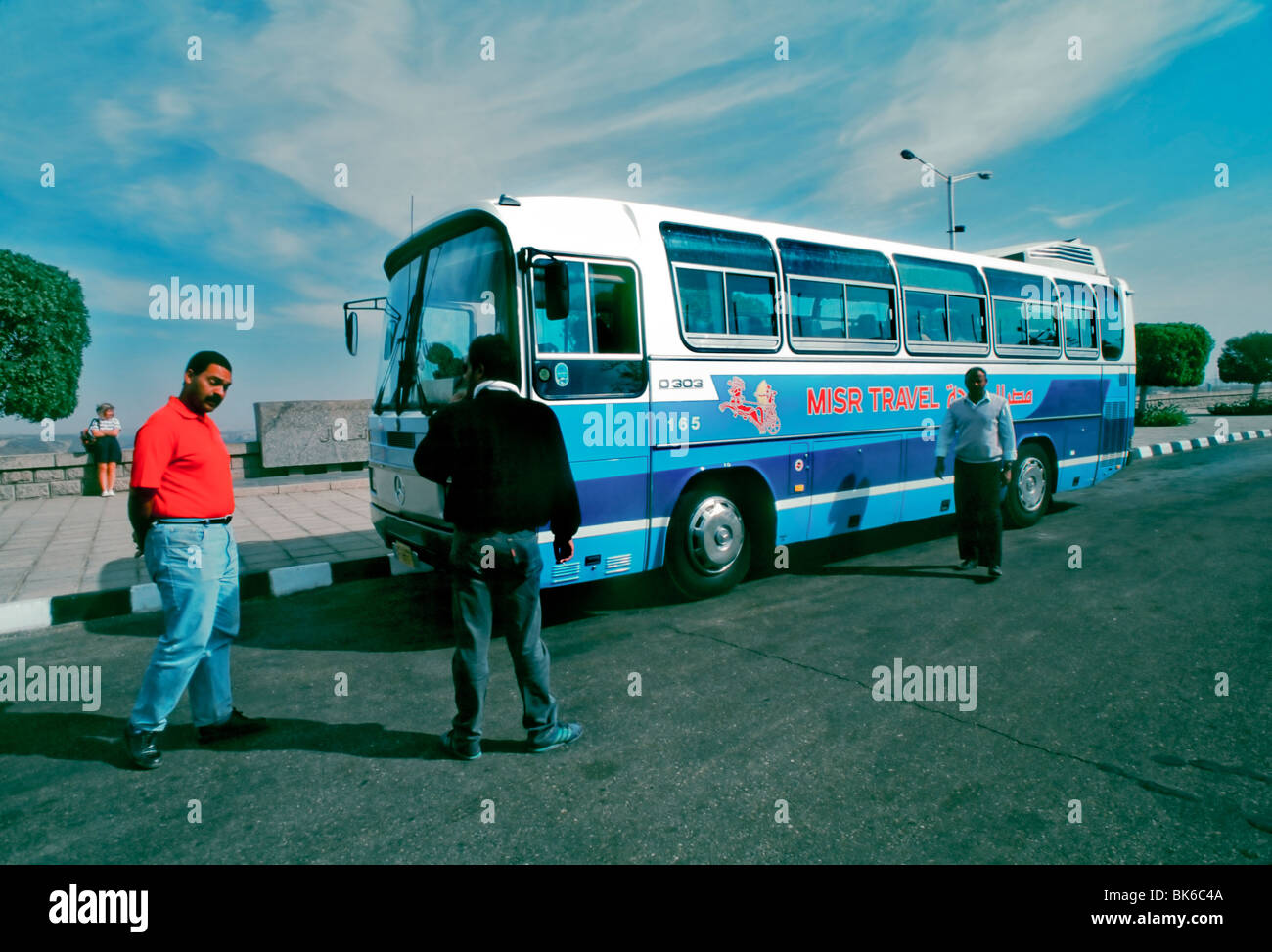 Egyptian tourist bus driver hi-res stock photography and images - Alamy