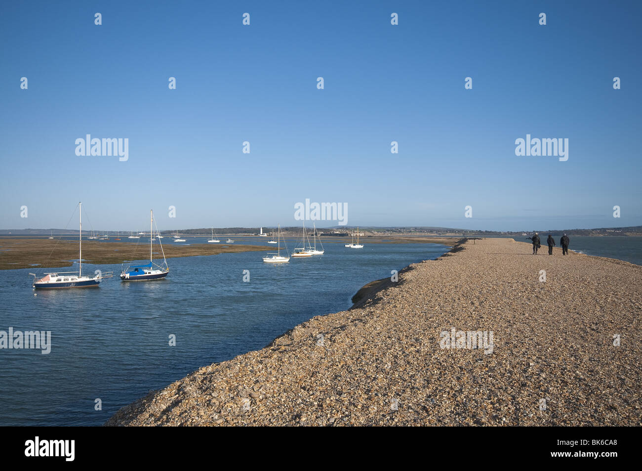 Hurst shingle spit hi-res stock photography and images - Alamy