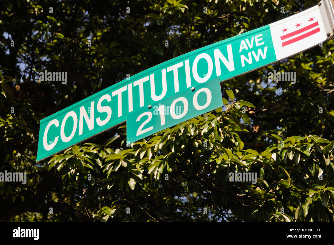 Washington dc constitution avenue hi-res stock photography and images ...