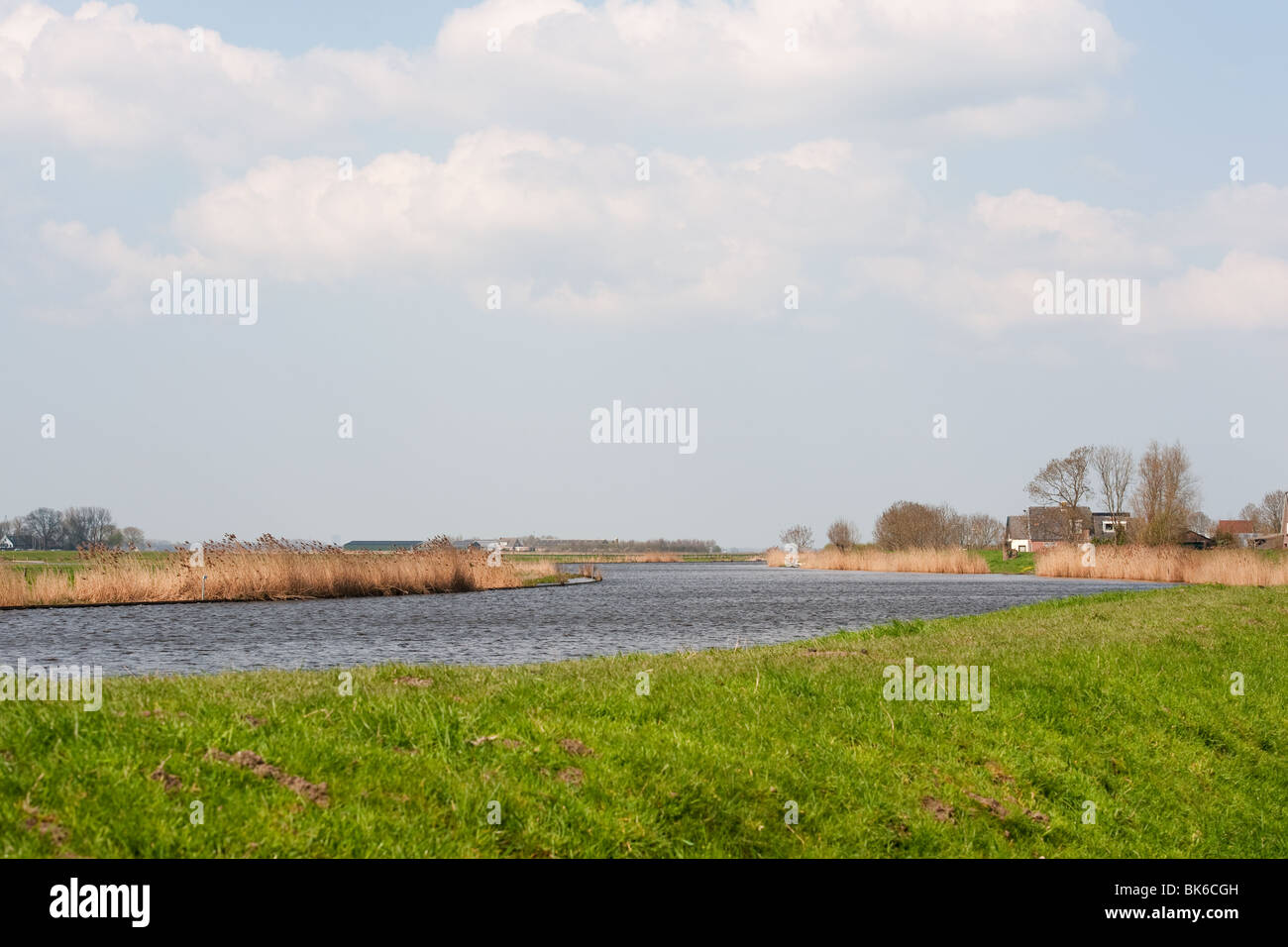 Dutch nature river landscape with the Eem Stock Photo - Alamy