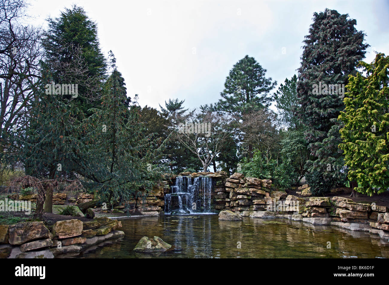 ornamental water feature Stock Photo - Alamy