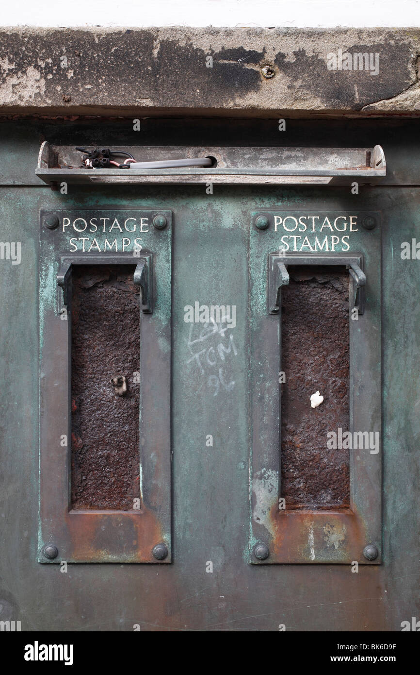 royal mail postage stamp dispenser Stock Photo - Alamy
