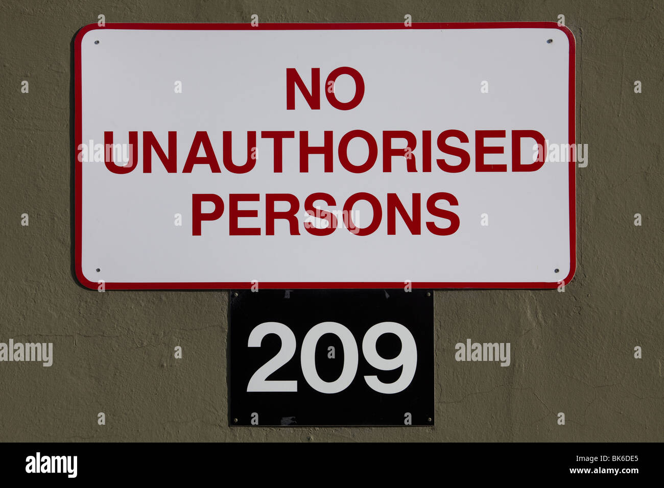No unauthorised access hi-res stock photography and images - Alamy