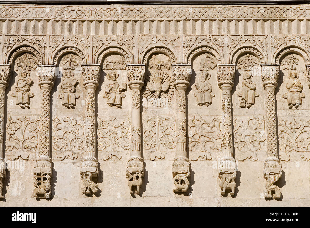 Russia,Golden Ring ,Vladimir,Cathedral of St Demetrius,1194-97 Stock ...