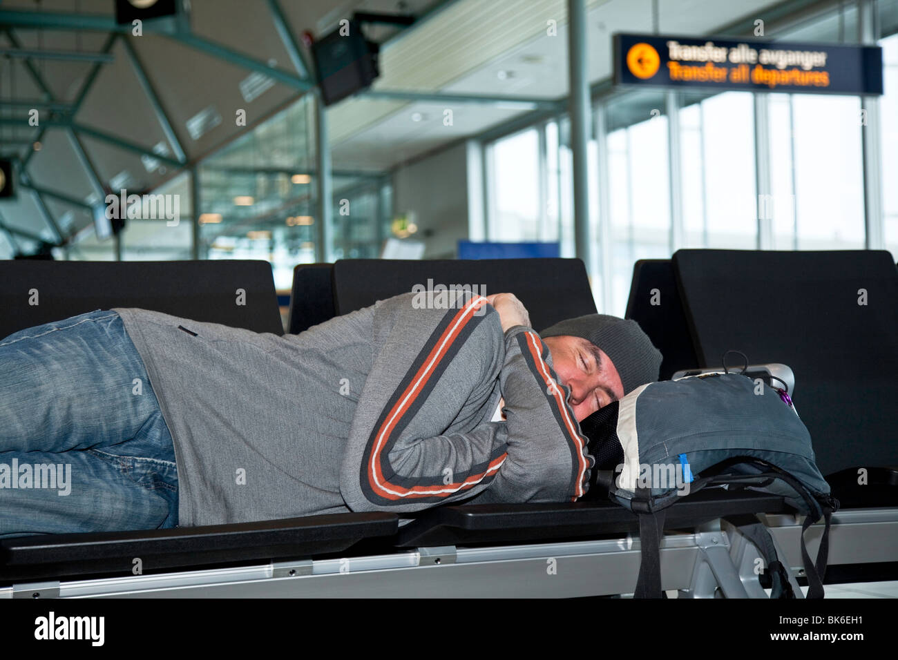 Airport Flight Delay Stock Photo - Alamy