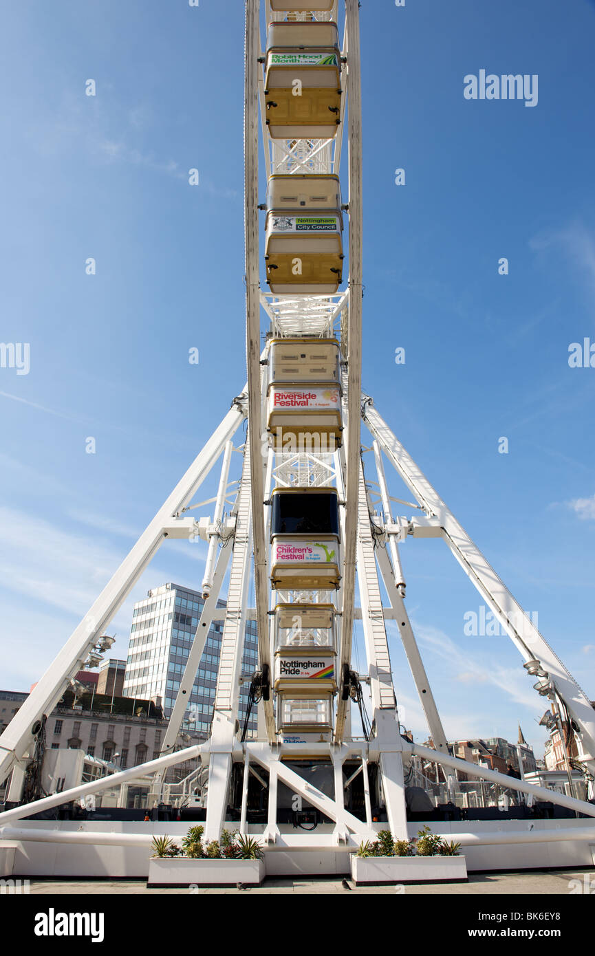 The Wheel of Nottingham, Old Market Square, Nottingham, England Stock ...