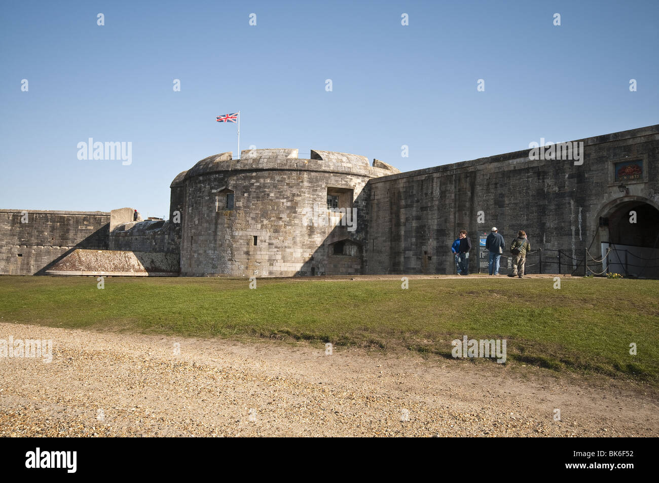 Hurst Castle near Milford on Sea, Hampshire, England, UK Stock Photo ...