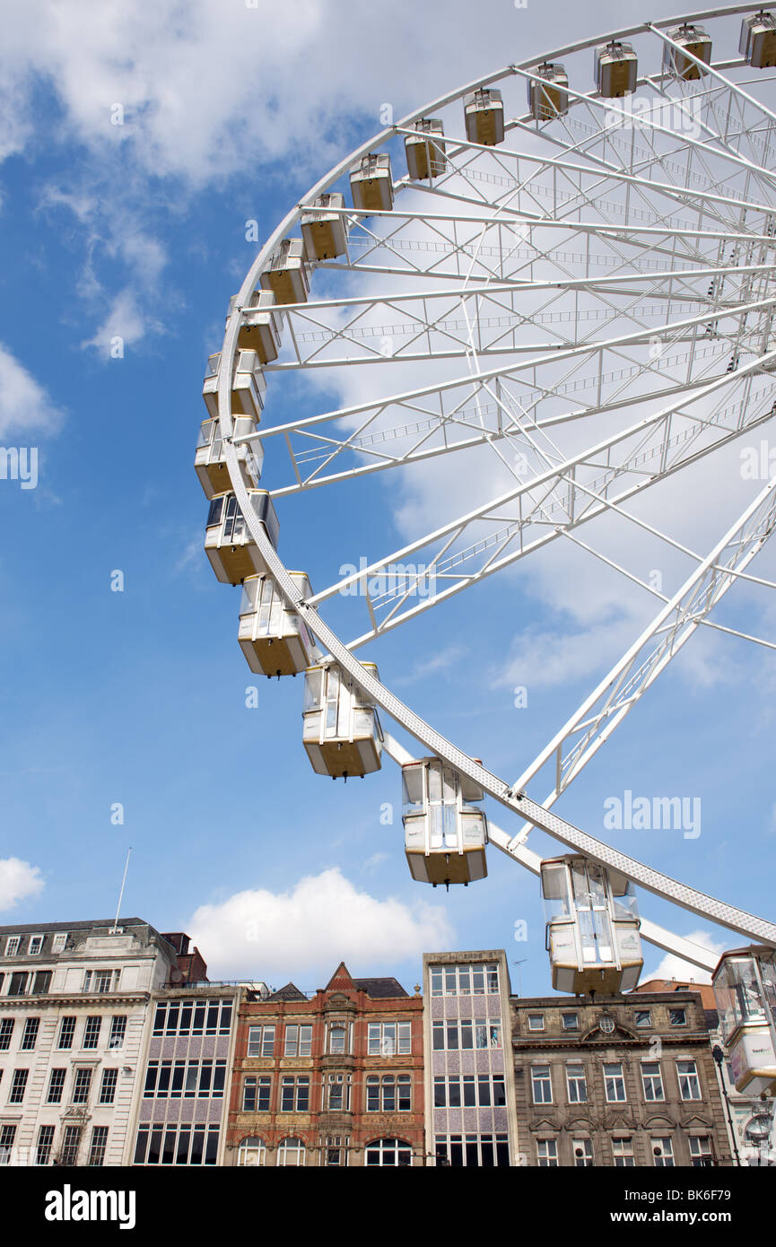 The Wheel of Nottingham, Old Market Square, Nottingham, England Stock ...