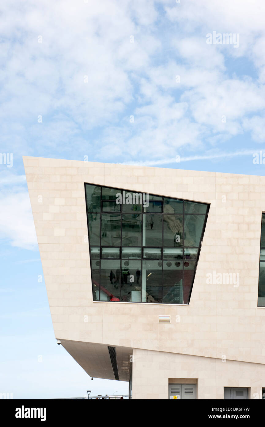 New Pier head terminal building in Liverpool UK Stock Photo - Alamy