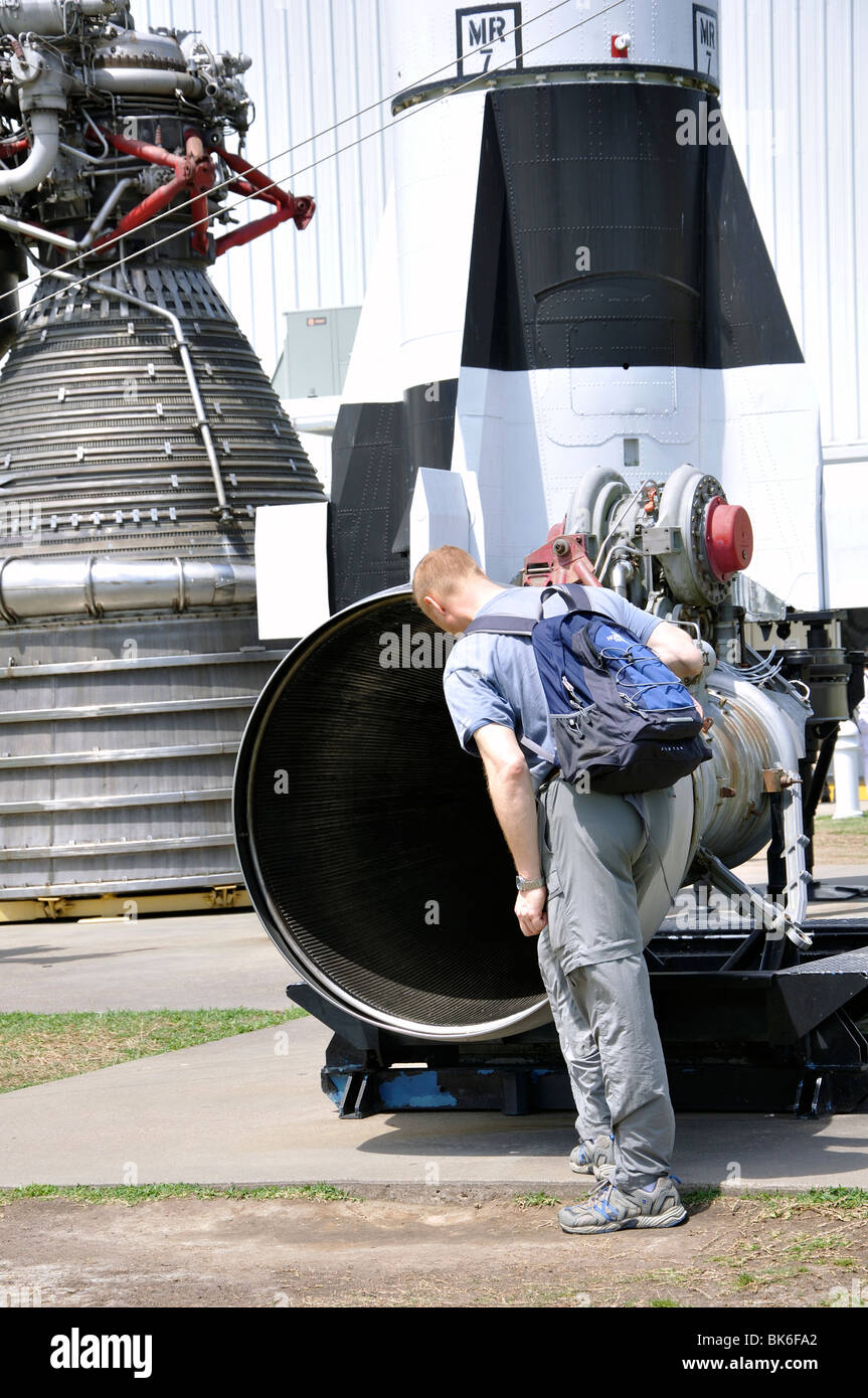 NASA rocket, Houston, Texas, USA Stock Photo - Alamy