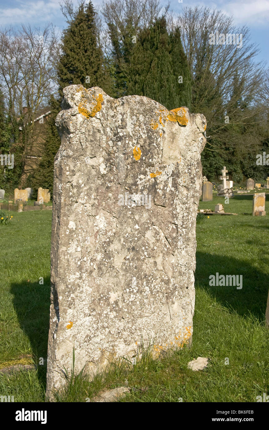 Very old gravestone Stock Photo - Alamy