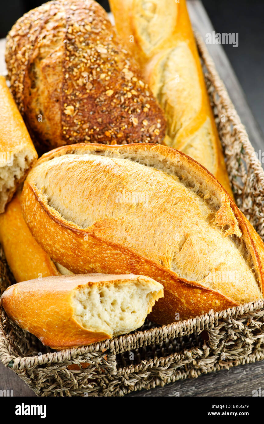 Assorted Bread Basket High Resolution Stock Photography and Images - Alamy