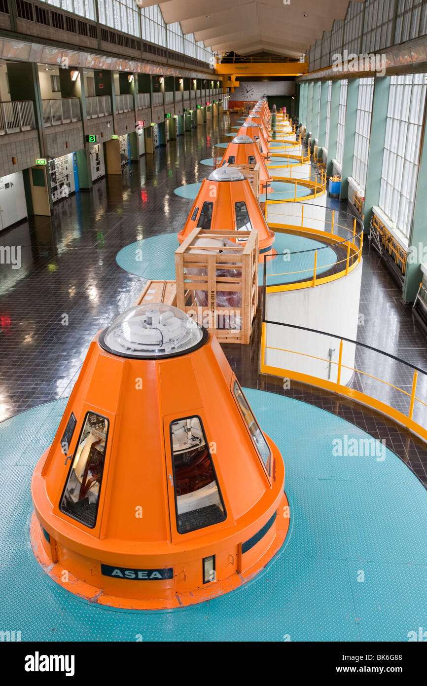 Turbines in Murray 1 power station. Murray 1 is the 2nd largest power ...