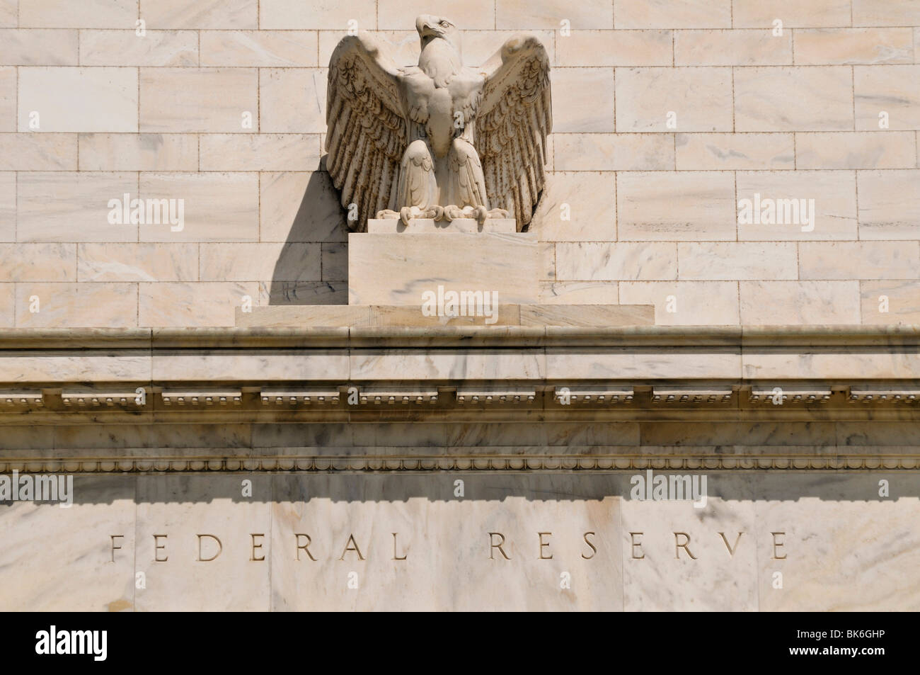 Federal reserve building in Washington DC with eagle Stock Photo - Alamy