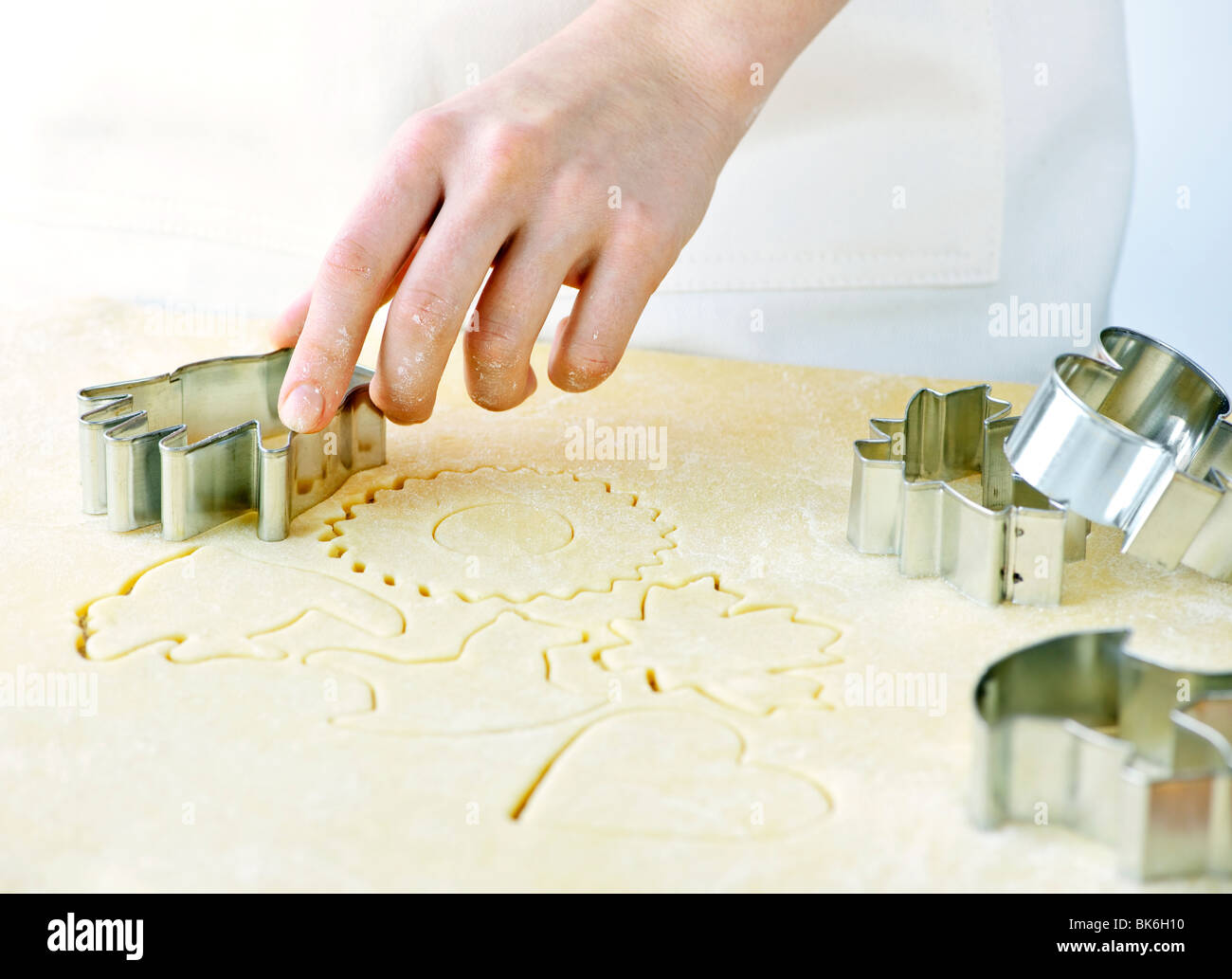 Cutting dough sheet shapes hi-res stock photography and images - Alamy