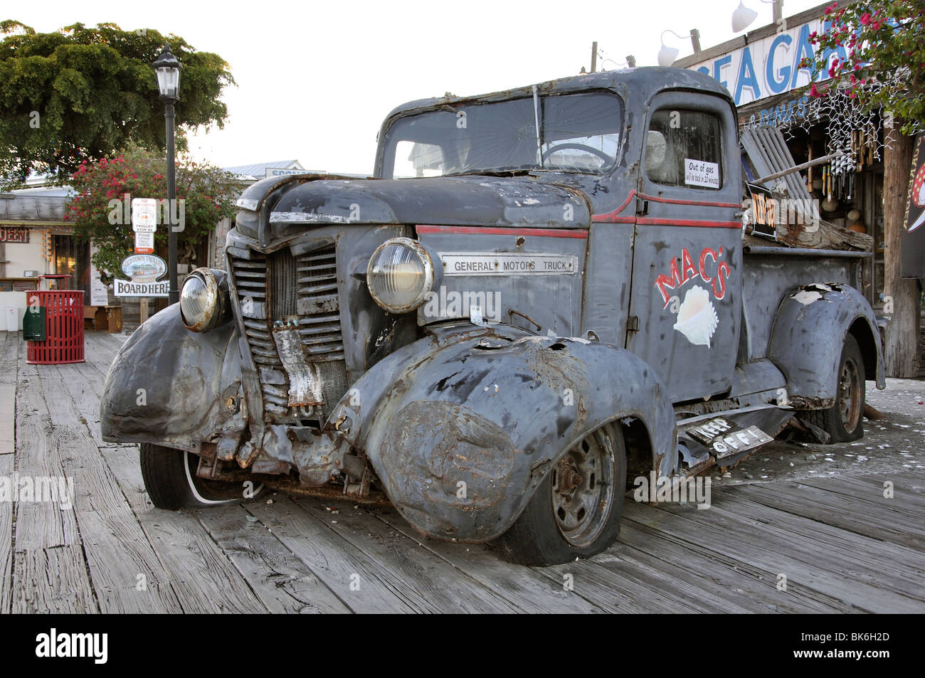 Old General Motors truck, Key West, Florida, USA Stock Photo - Alamy