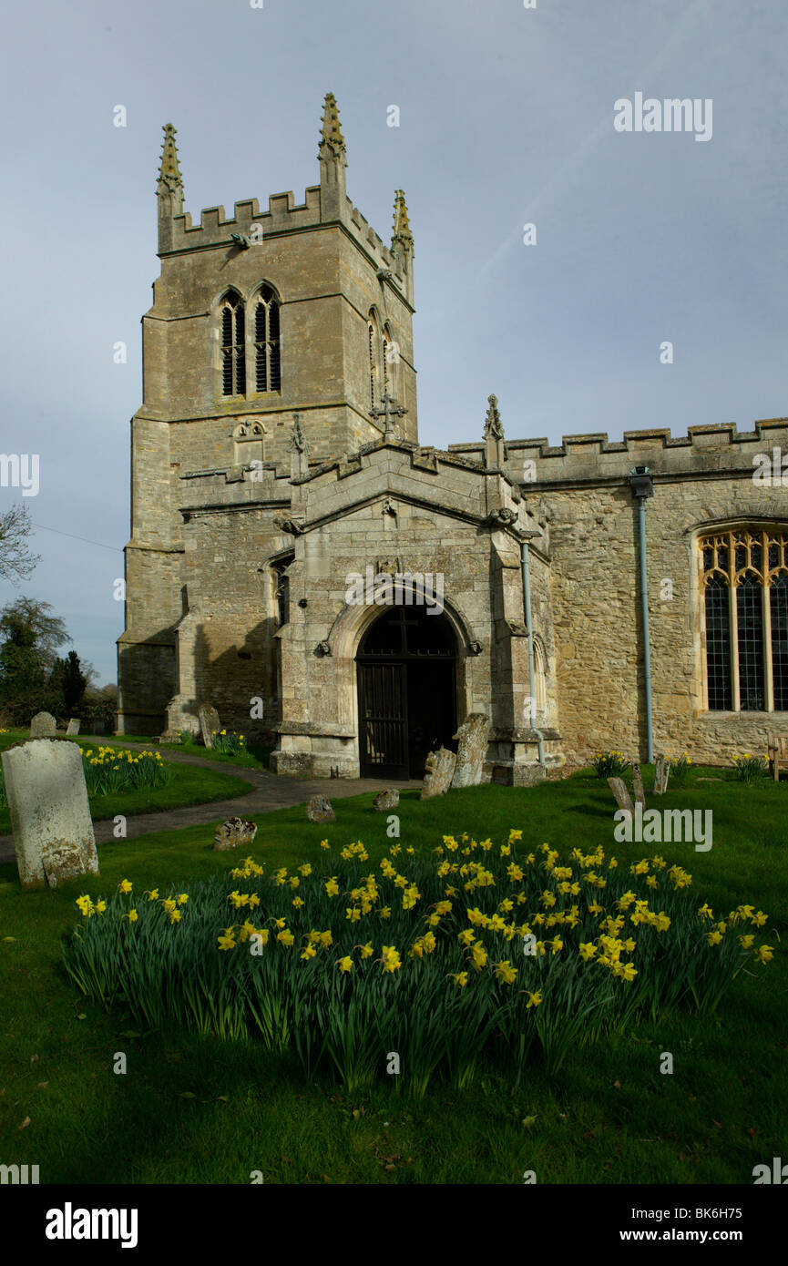 riseley parish church bedfordshire Stock Photo - Alamy