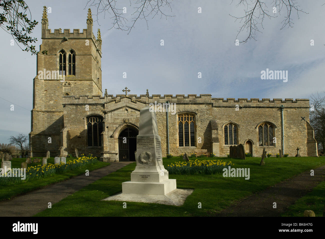 riseley parish church bedfordshire Stock Photo - Alamy