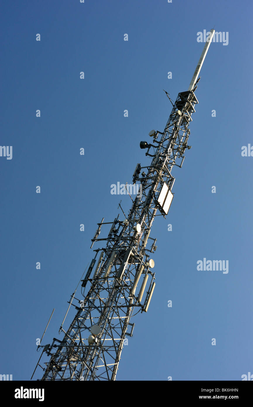Telecommunications tower. Kendal, Cumbria, England, United Kingdom ...