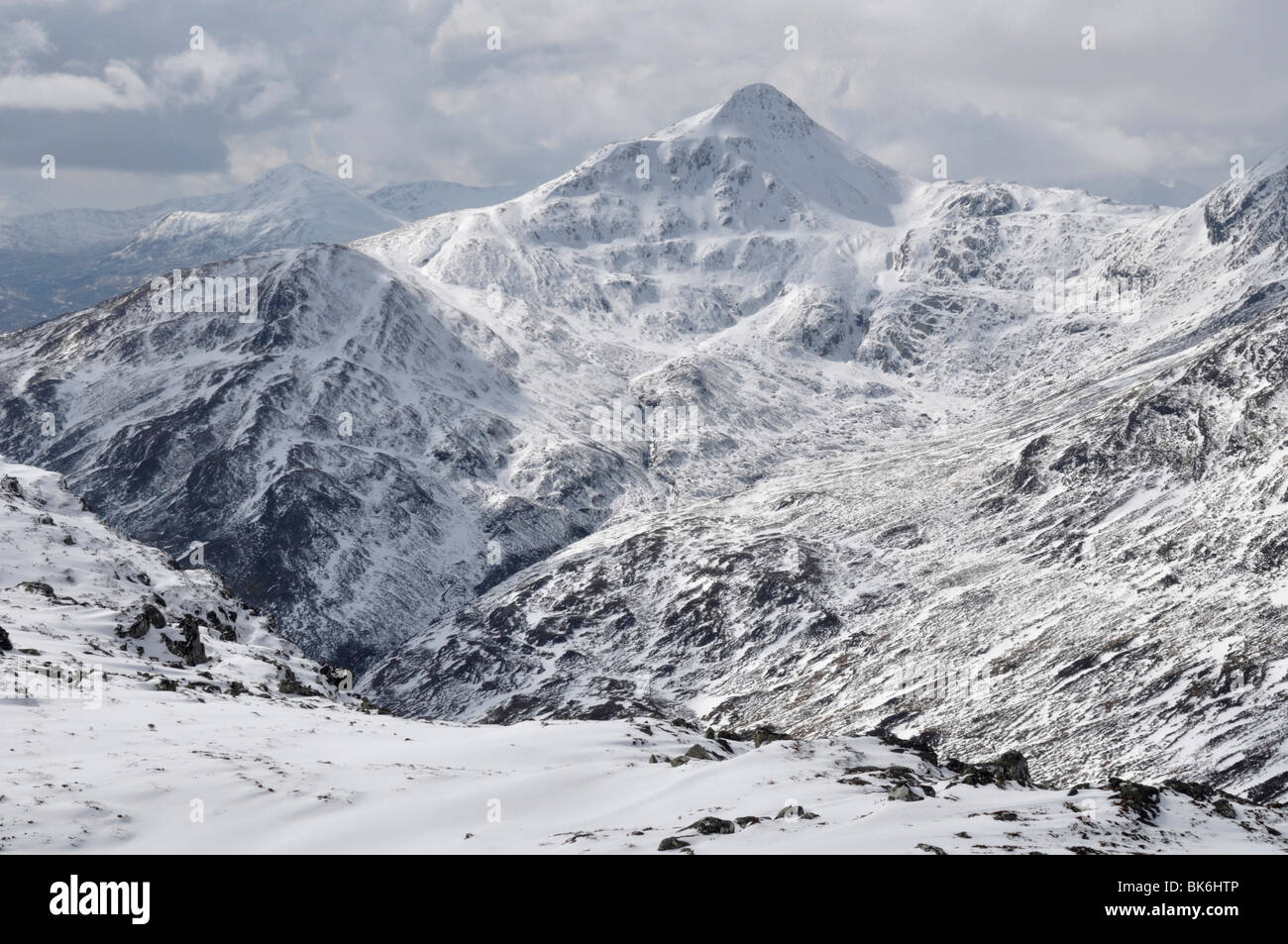 Stob Ban, Grey Corries from Sgurr Inse, Scotland Stock Photo - Alamy