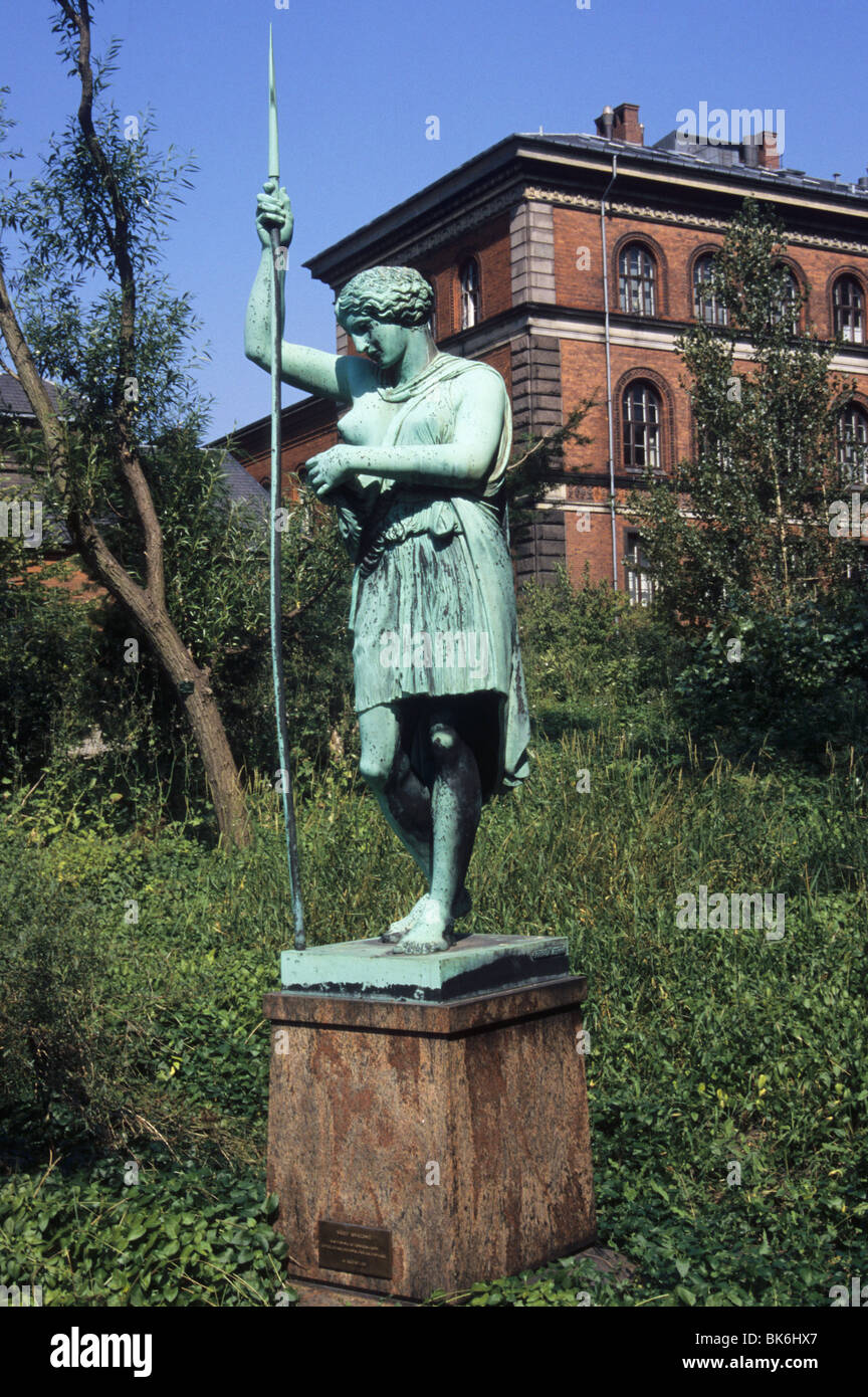 classic statue in Copenhagen botanic garden - Denmark Stock Photo - Alamy
