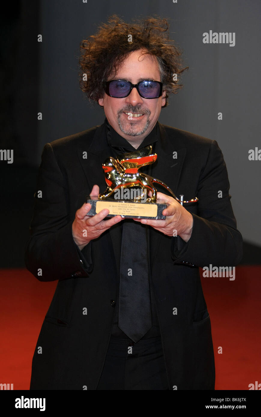 TIM BURTON TIM BURTON GOLDEN LION LIFE TIME AWARD 64TH VENICE FILM ...
