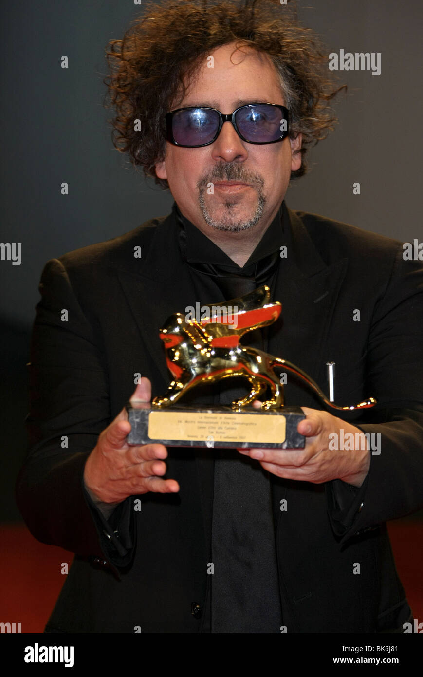 TIM BURTON TIM BURTON GOLDEN LION LIFE TIME AWARD 64TH VENICE FILM ...