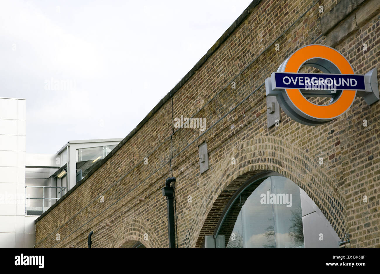 New Hoxton railway station for London Overground Stock Photo - Alamy