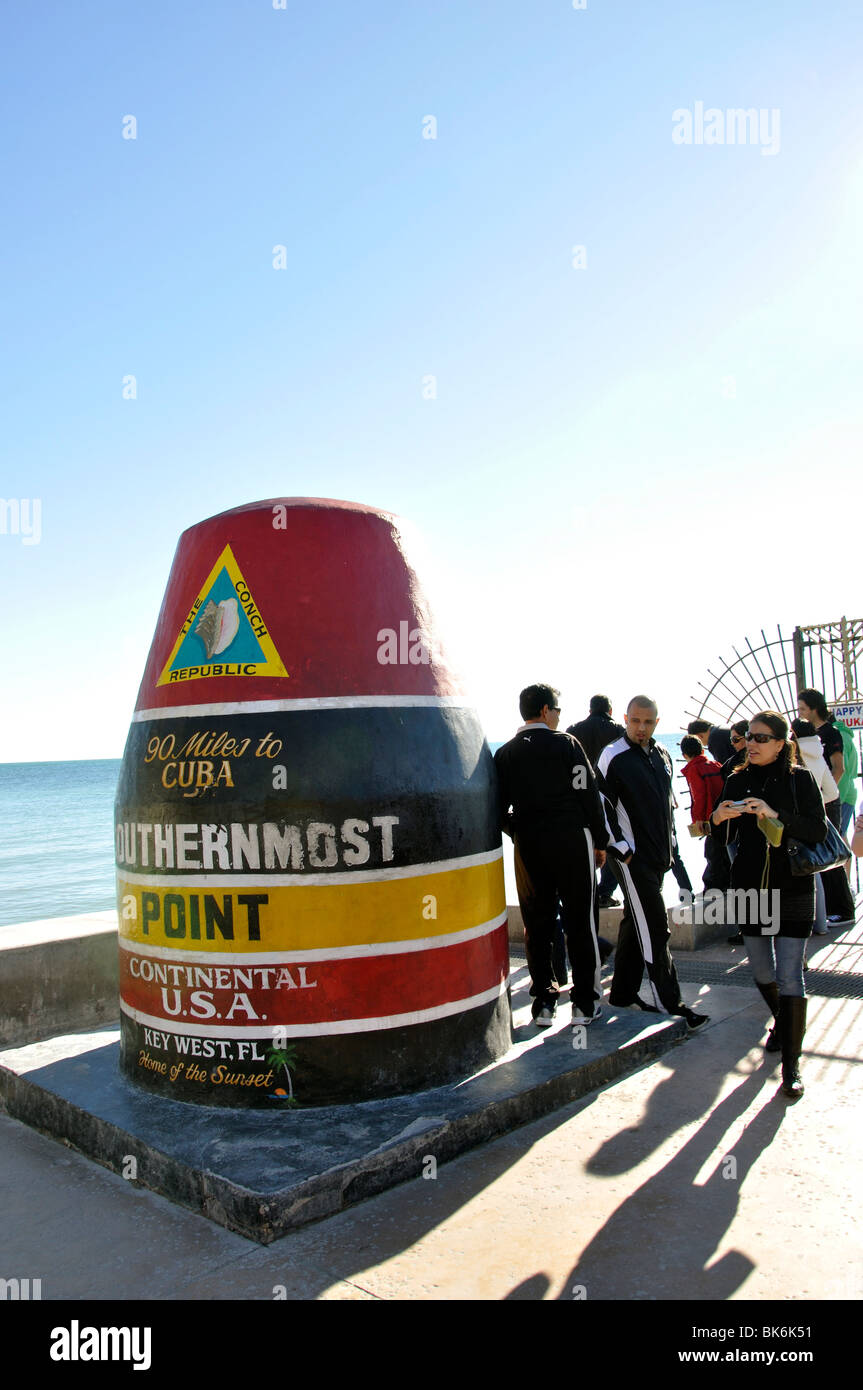 Southernmost point, Key West, Florida, USA Stock Photo - Alamy