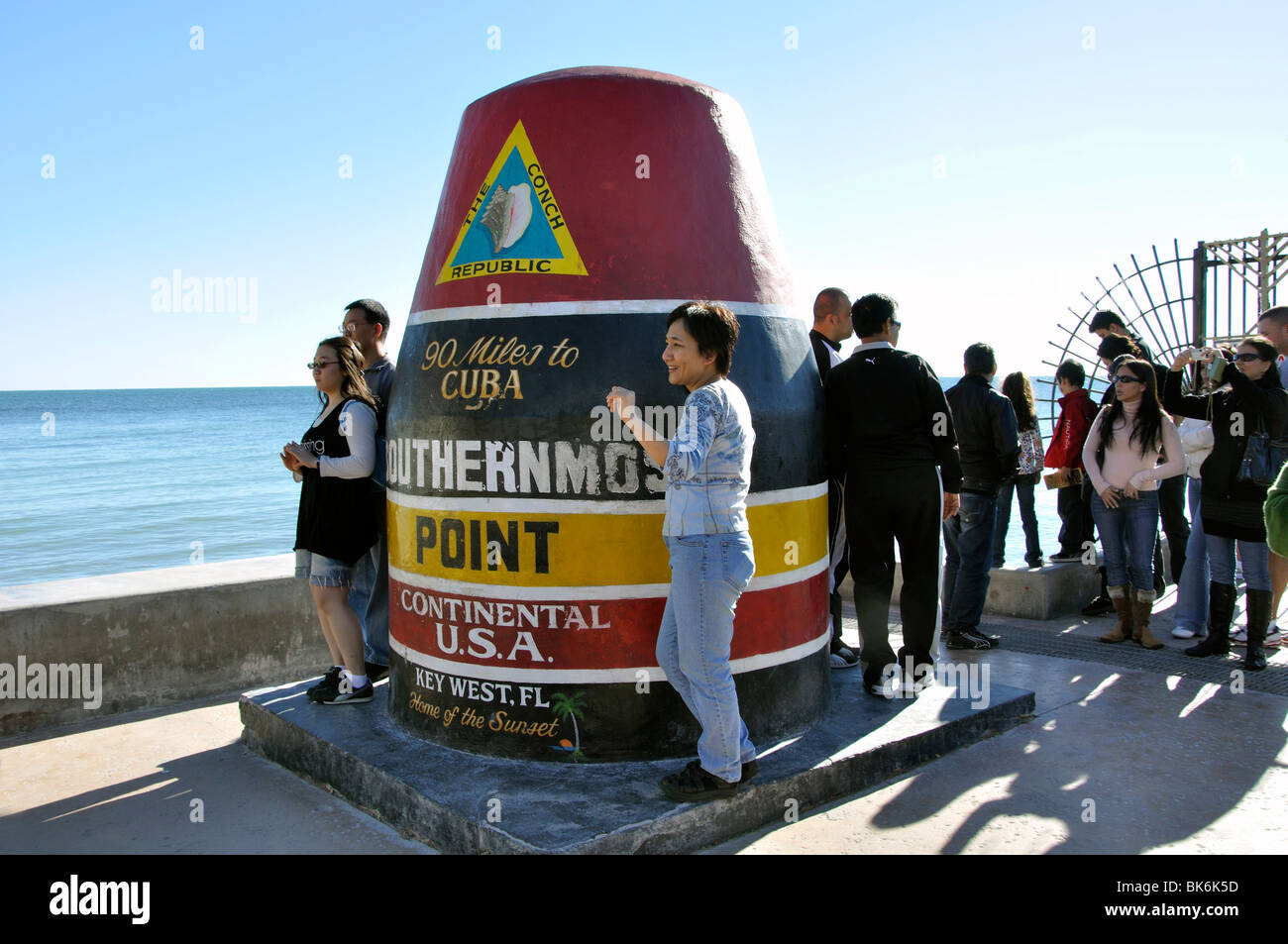 Southernmost point, Key West, Florida, USA Stock Photo - Alamy