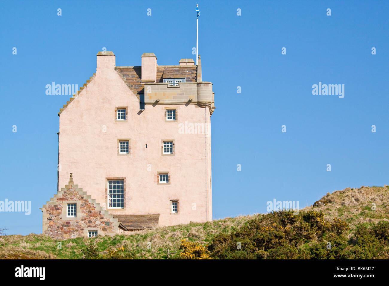 Fenton Tower near North Berwick, site of Archie the Inventor's Big Pink ...