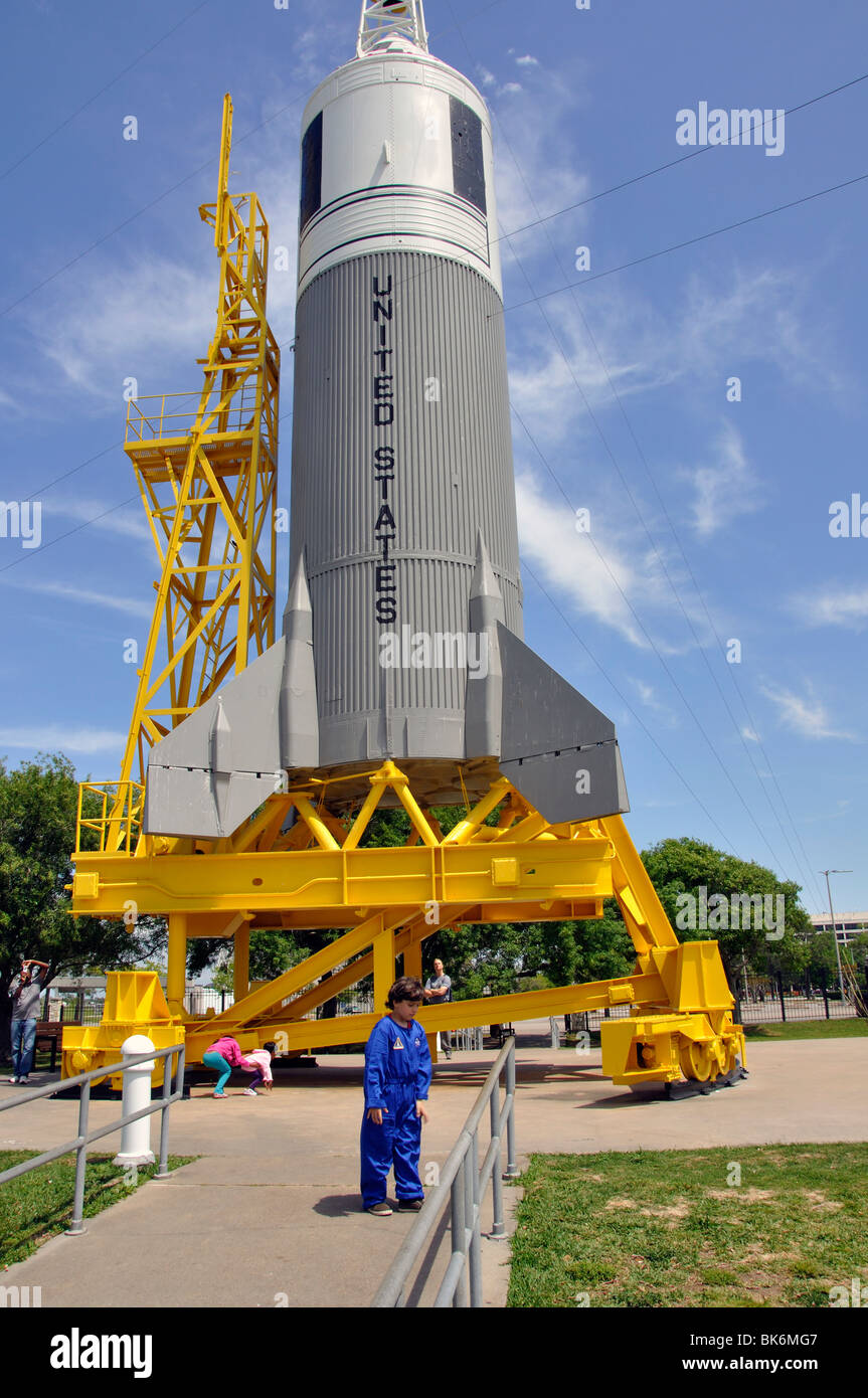 NASA rocket, Houston, Texas, USA Stock Photo - Alamy