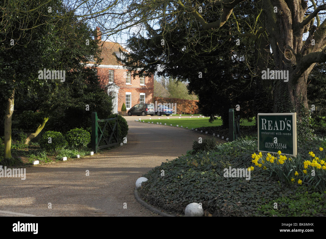 Reads Michelin starred restaurant at Faversham in Kent. Owned by Chef ...