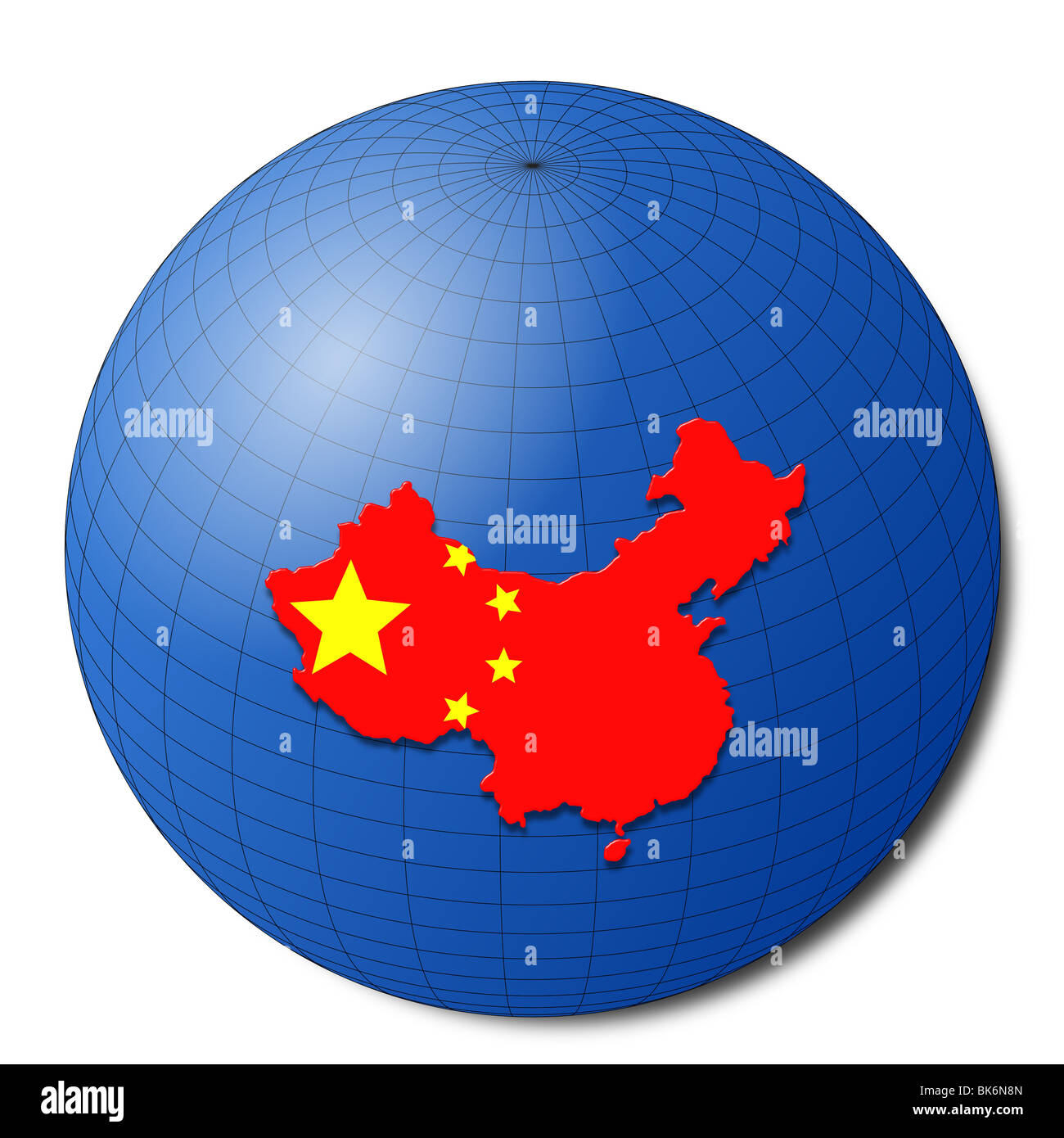 Map spherical round Cut Out Stock Images & Pictures - Alamy