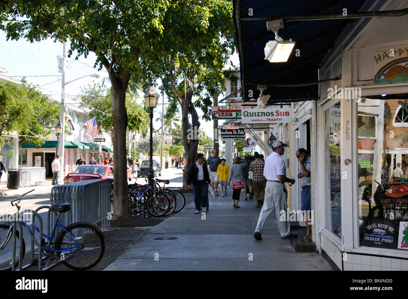 Duval street, Key West, Florida, USA Stock Photo - Alamy