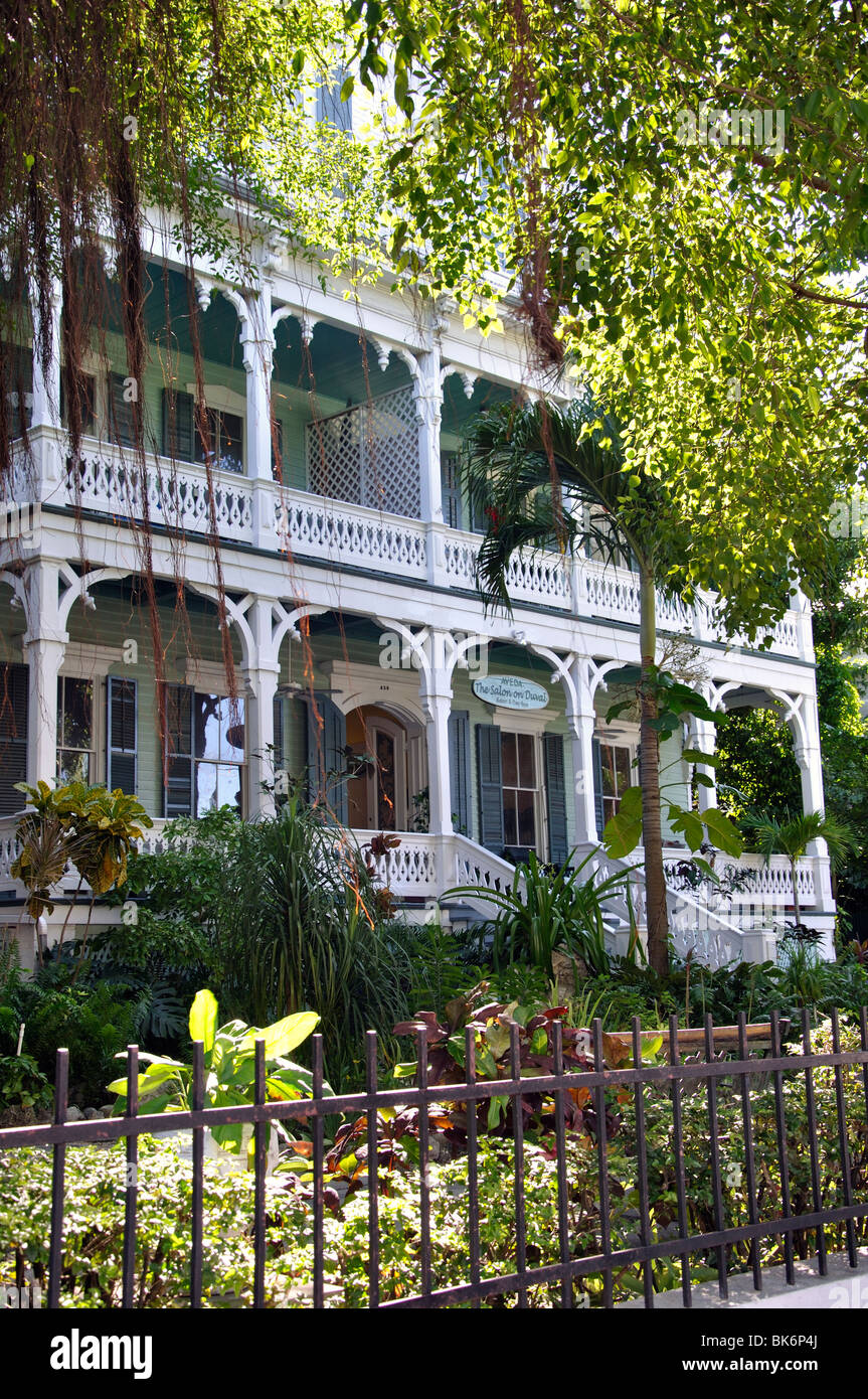 House on Duval Street, Key West, Florida, USA Stock Photo - Alamy