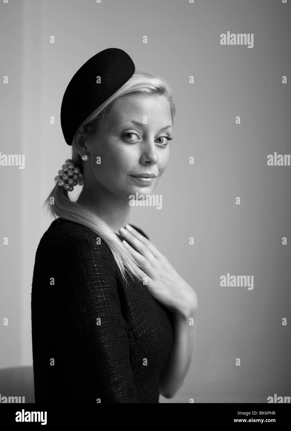 Tied dress Black and White Stock Photos & Images - Alamy