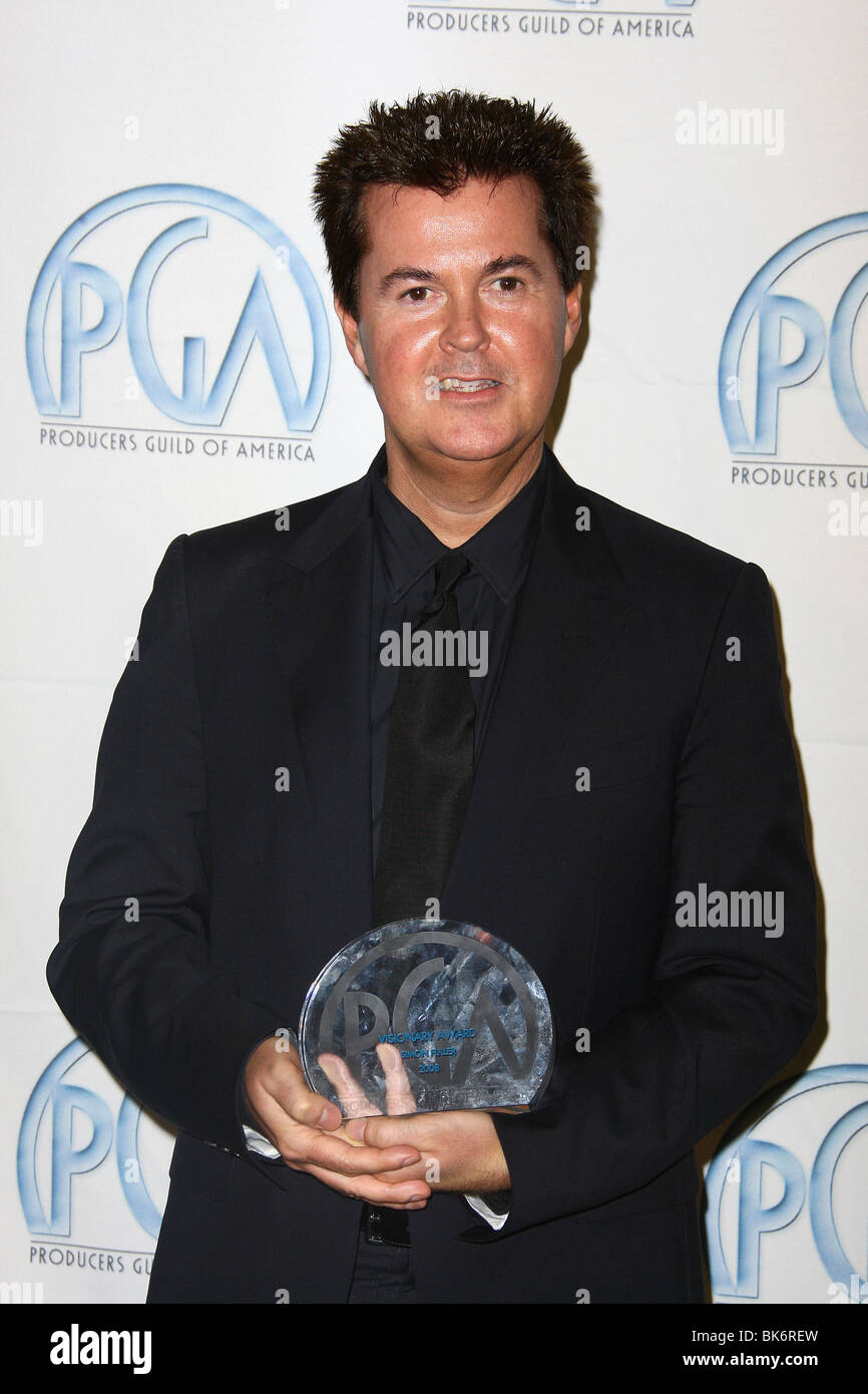 SIMON FULLER 2008 PRODUCERS GUILD OF AMERICA AWARDS BEVERLY HILTON ...