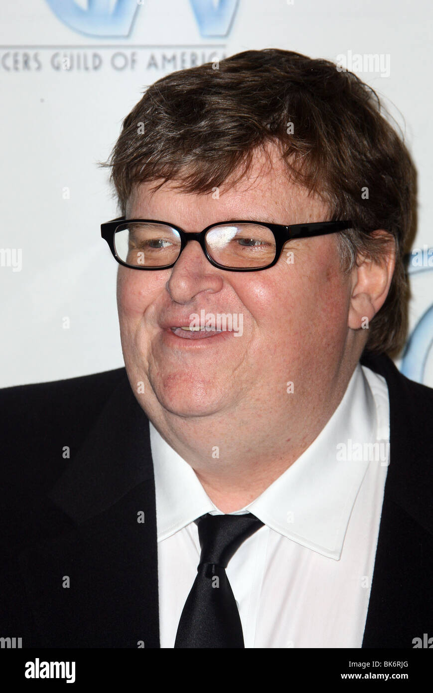 MICHAEL MOORE 2008 PRODUCERS GUILD OF AMERICA AWARDS BEVERLY HILTON ...
