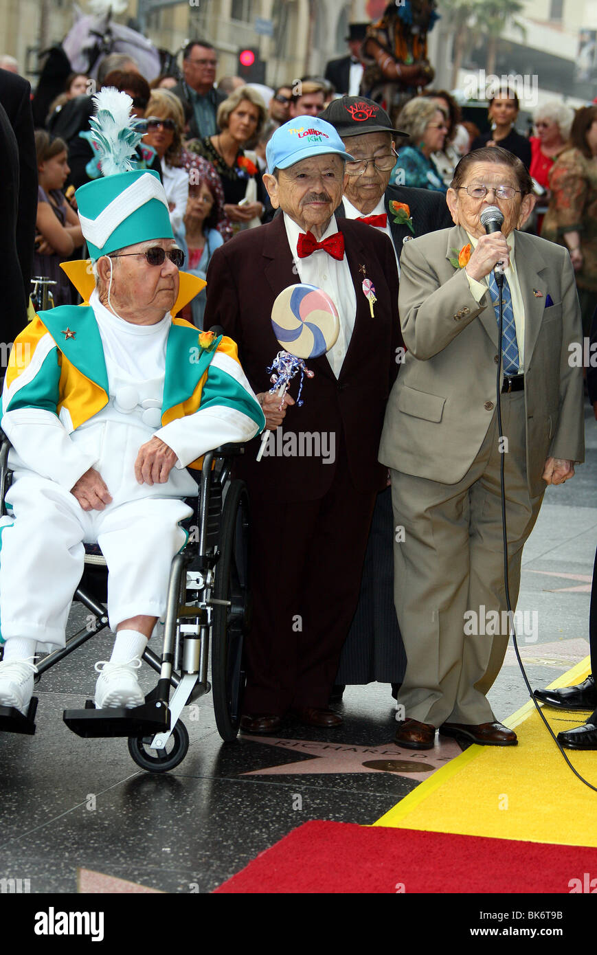 CLARENCE SWENSEN JERRY MAREN & KARL SLOVER THE MUNCHKINS HOLLYWOOD WALK ...