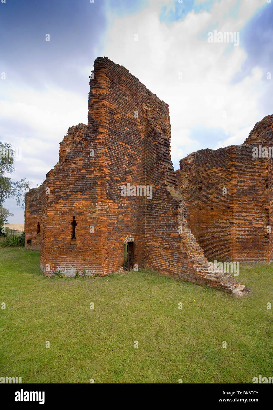 Someries Castle, ruins of 15th Century fortified Manor House Stock ...
