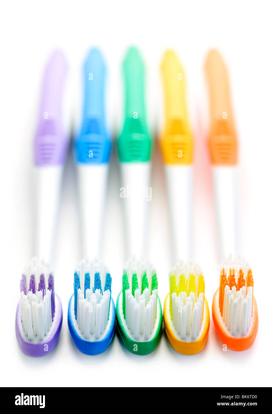 Toothbrushes group Cut Out Stock Images & Pictures - Alamy