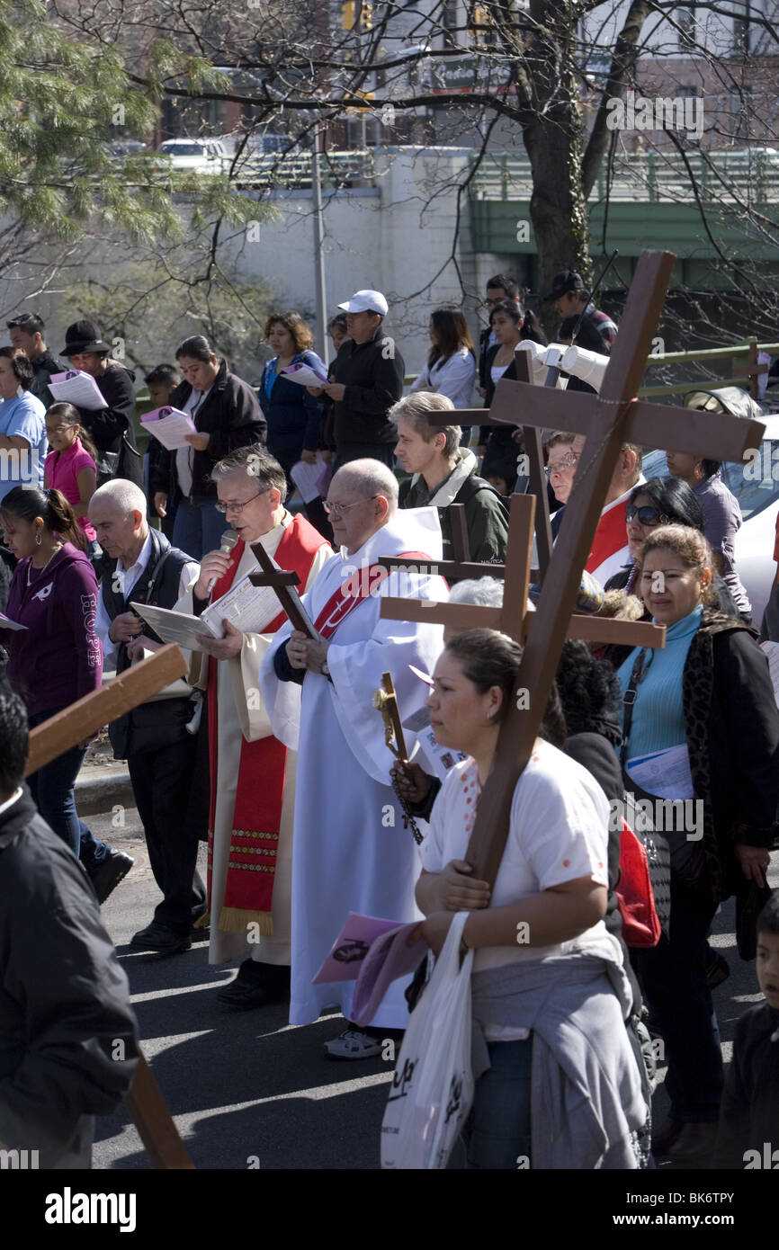 Roman Catholics of various ethnic groups participate on Good Friday in ...